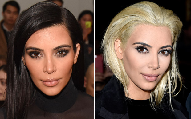 Mudança Radical Kim Kardashian é A Nova Loira Capricho