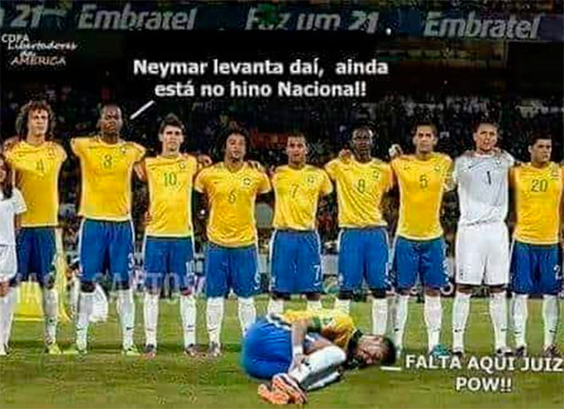 A internet foi longe demais com esses memes do Neymar ‘Dramático’ Jr ...