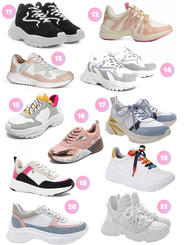 Shoplist: 21 modelos de chunky sneakers, o tênis do momento | Capricho