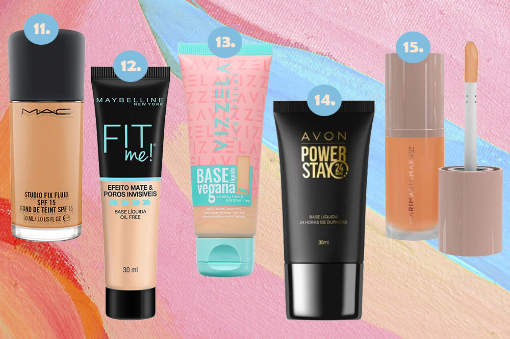 20 bases com efeito matte que prometem uma textura sequinha e natural ...