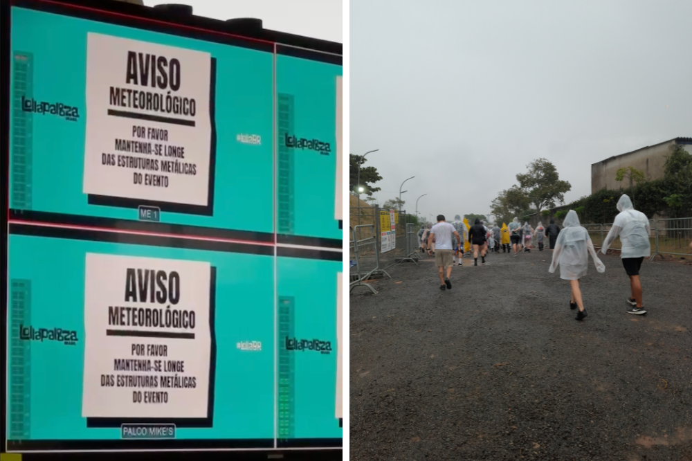 Dia ‘virou noite’ no 1º dia do Lollapalooza, mas shows já foram ...